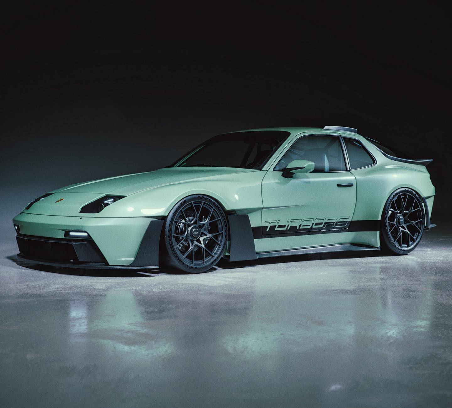 Porsche 944 Turbo RS Digitally Borrows 992 GT3 RS Carbon-Fiber Widebody ...