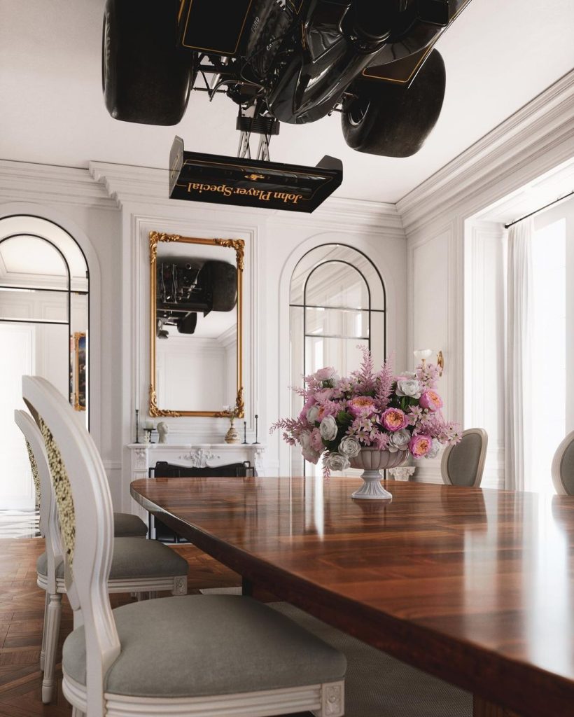 Lotus 78 F1 Car Fixed to Parisian Room's Ceiling Keeps Its Ground ...