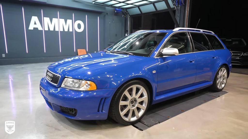 1 of 3 2001 Audi RS4 Wagon in Nogaro Blue Is Federalized, Gets Restored ...