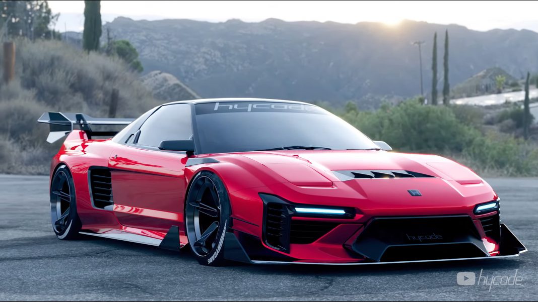 Honda NSX Gets Widebody JDM Supercar Look in Epic Hycade Rendering