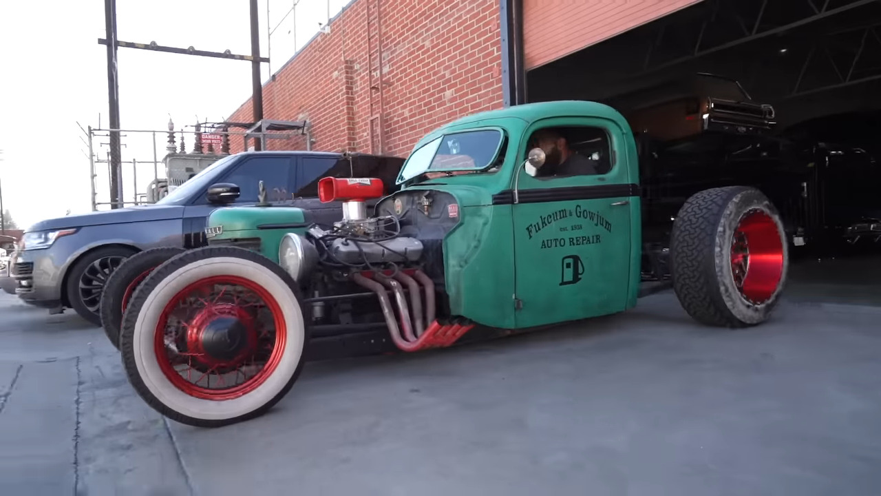 1938 Ford Rat Rod Powered by Cadillac 472 Big-Block Has Zoomies and 22 ...