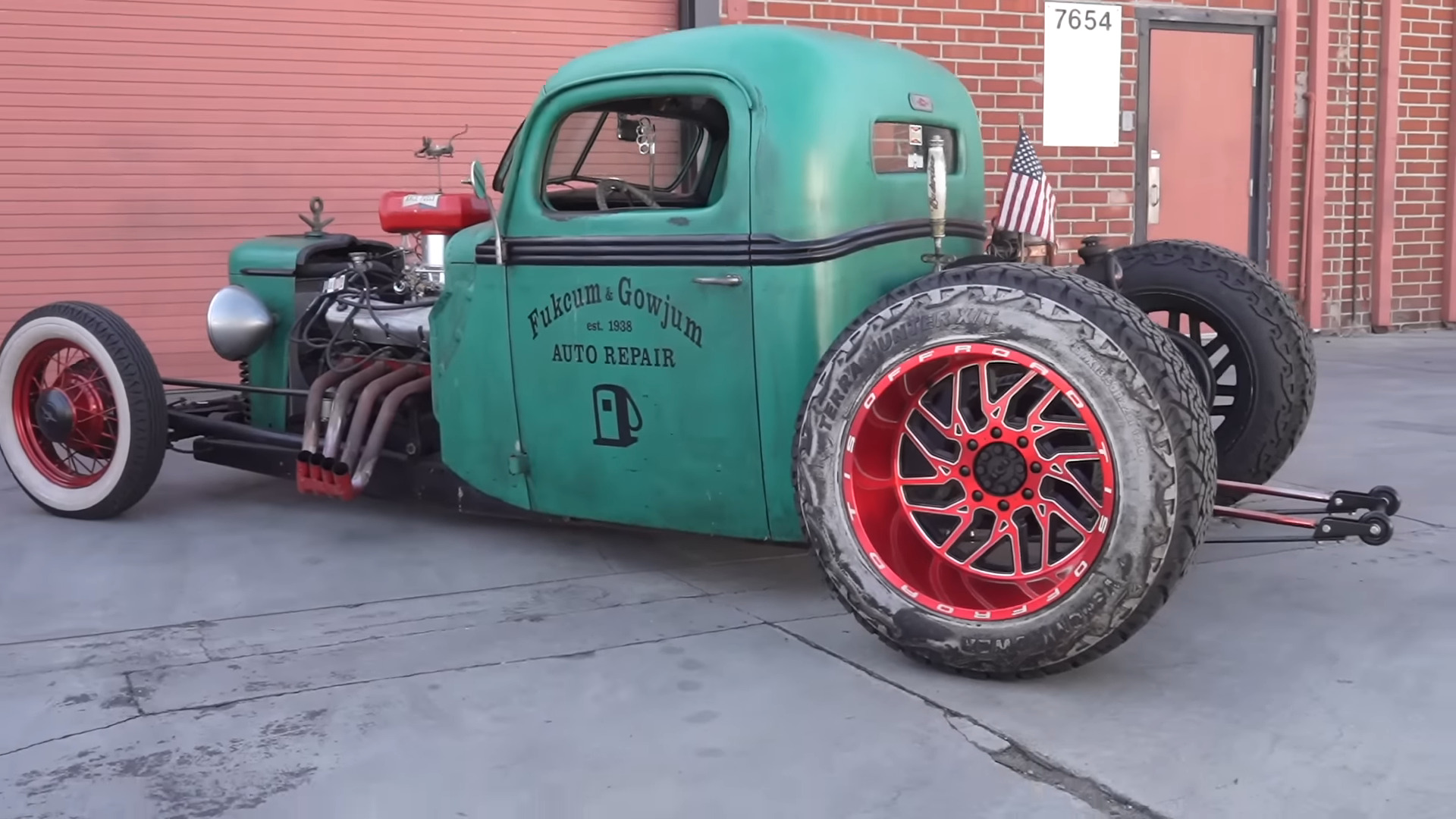 1938 Ford Rat Rod Powered by Cadillac 472 Big-Block Has Zoomies and 22 ...