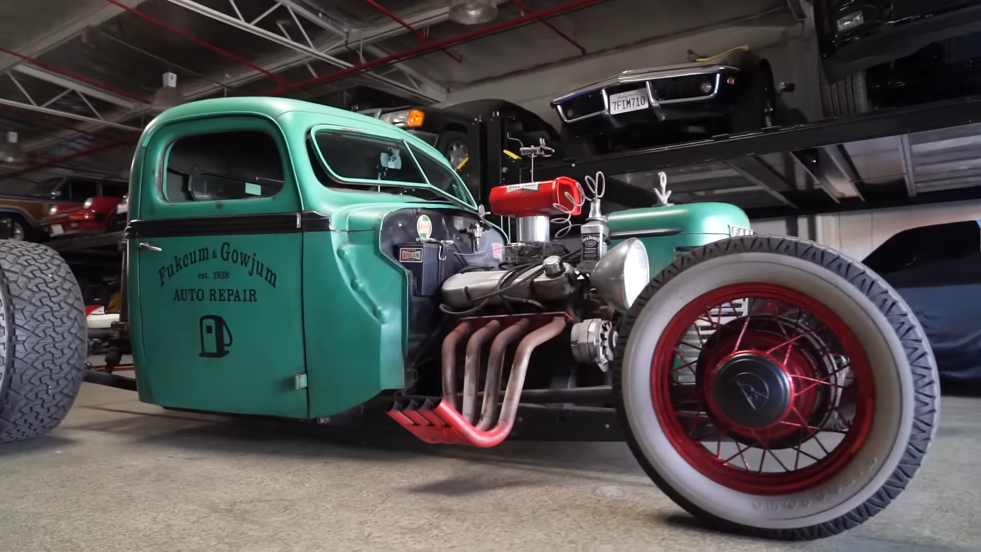 1938 Ford Rat Rod Powered by Cadillac 472 Big-Block Has Zoomies and 22 ...