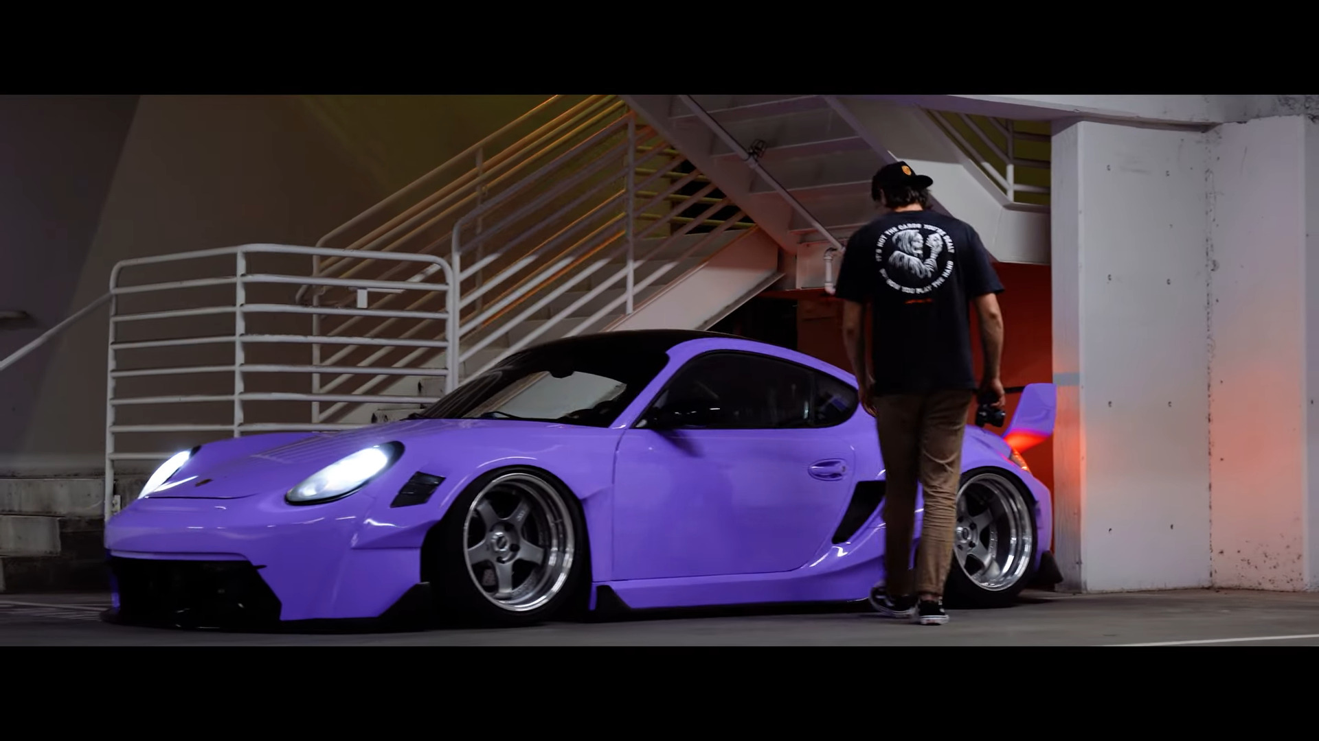Purple Porsche Cayman With Karma Widebody Is a SEMA 2022 Star With RWB ...