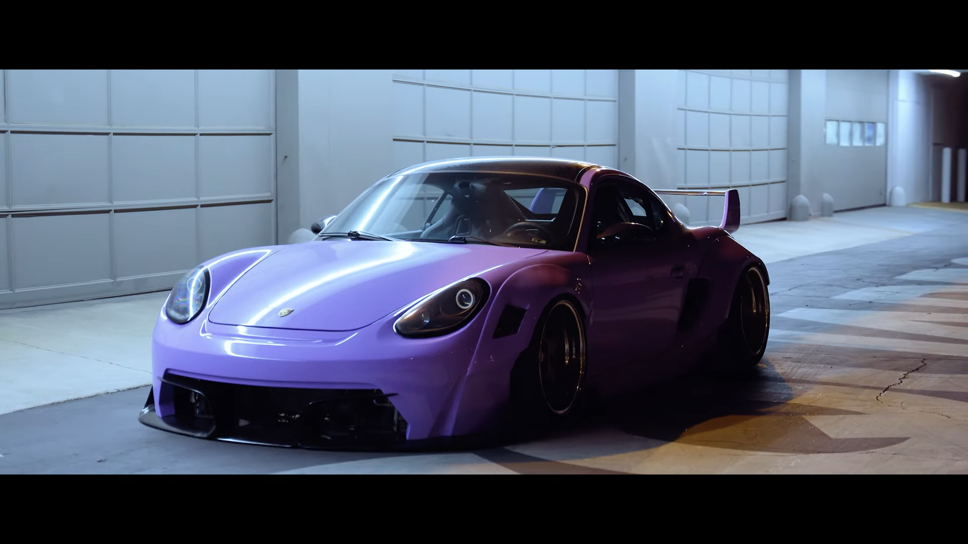 Purple Porsche Cayman With Karma Widebody Is a SEMA 2022 Star With RWB ...