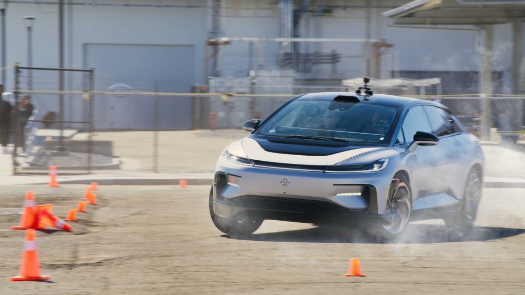 Faraday Future FF 91 Electric SUV Prototype Spotted Testing in ...