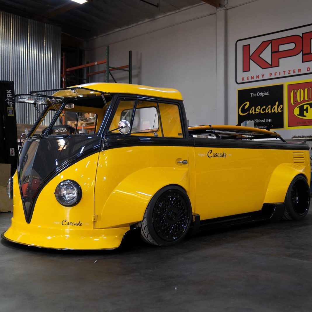 Widebody VW Bus and Pickup With RWB Look Built for SEMA 2022