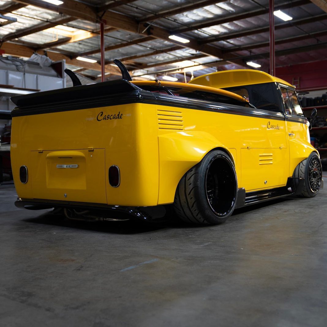 Widebody VW Bus and Pickup With RWB Look Built for SEMA 2022