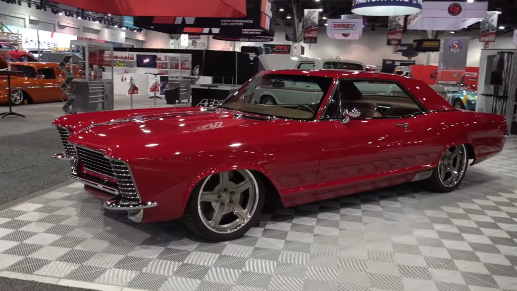 Detroit Speed 1965 Buick Riviera Is Painted Ferrari Red, Packs LSX ...