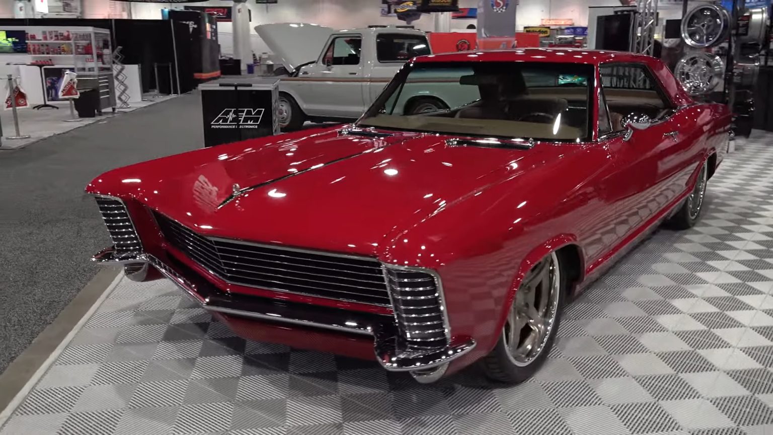 Detroit Speed 1965 Buick Riviera Is Painted Ferrari Red, Packs LSX ...