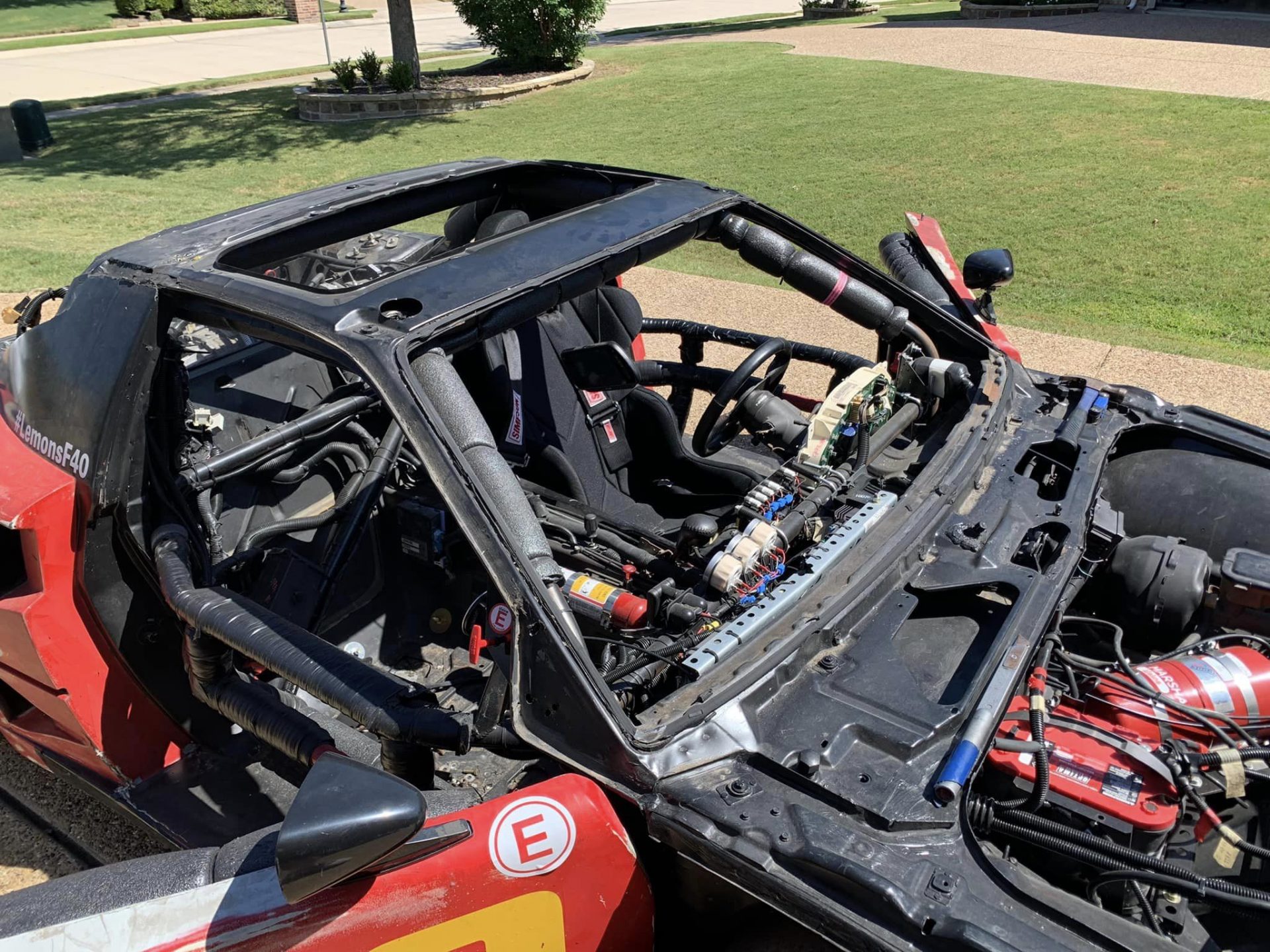 Supercharged Ferrari F40 Replica for 24 Hours of Lemons Race Has Beer ...