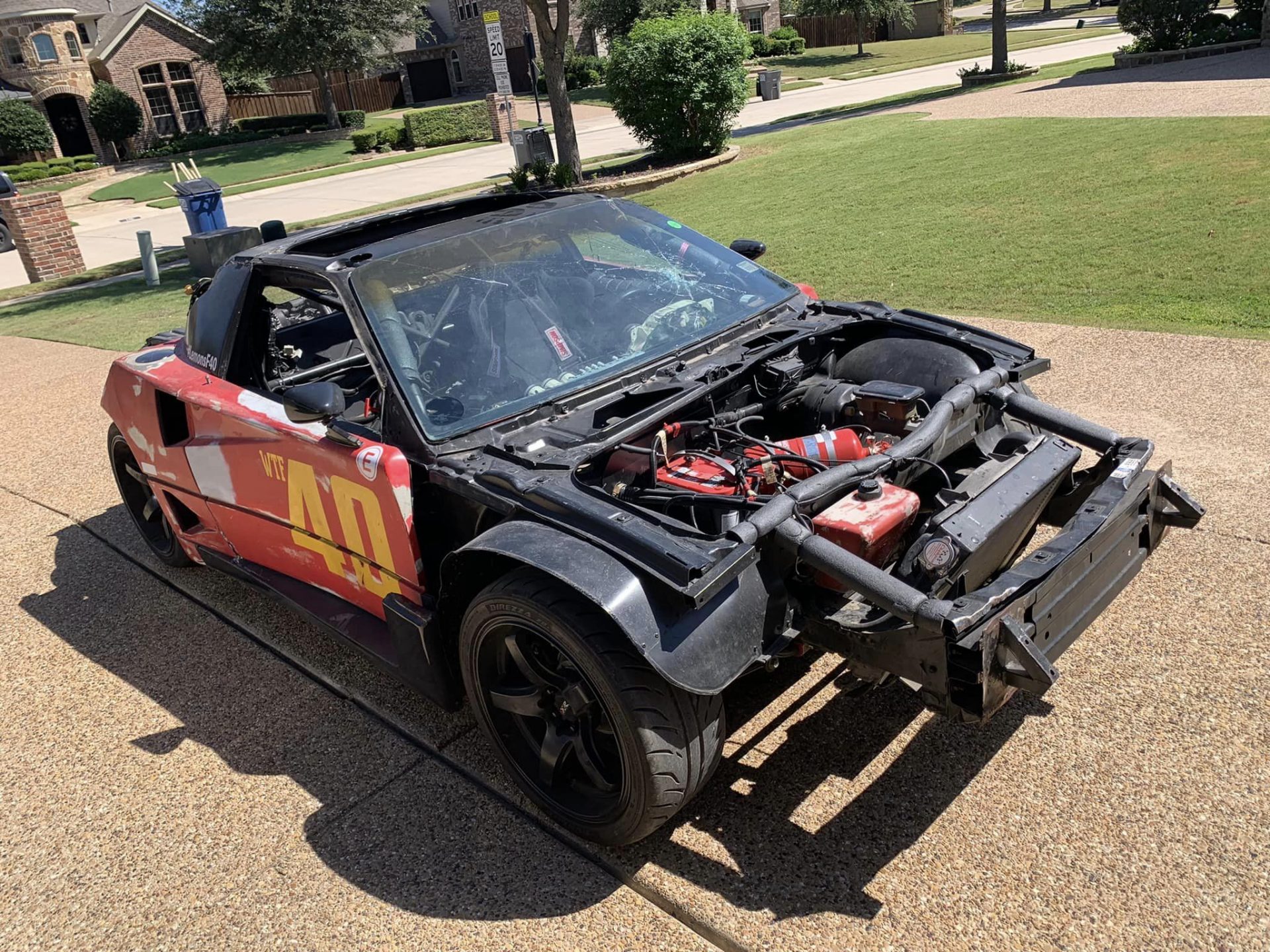 Supercharged Ferrari F40 Replica for 24 Hours of Lemons Race Has Beer ...