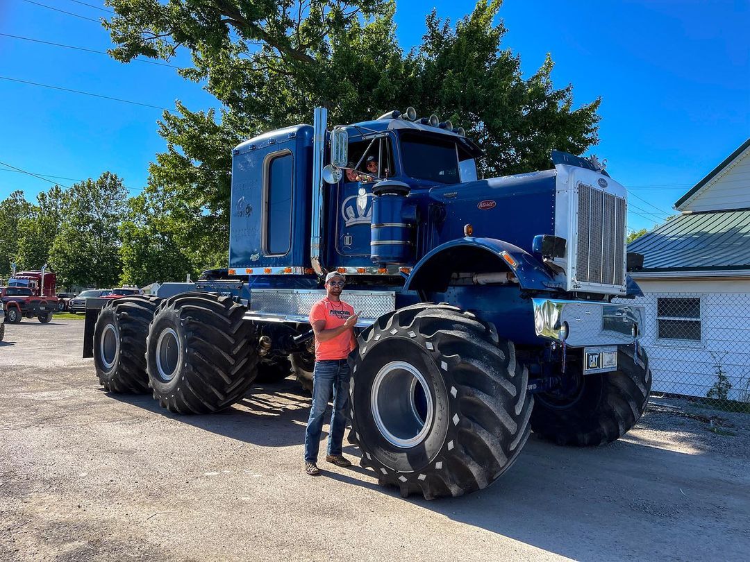 1986 Peterbilt 6x6 Lifted Semi "King of the Road" Monster Truck Revived ...