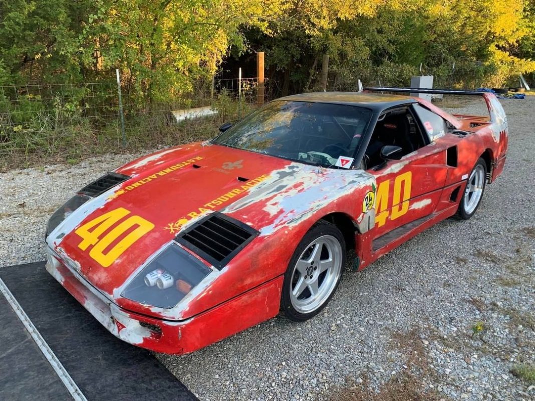 Supercharged Ferrari F40 Replica for 24 Hours of Lemons Race Has Beer ...