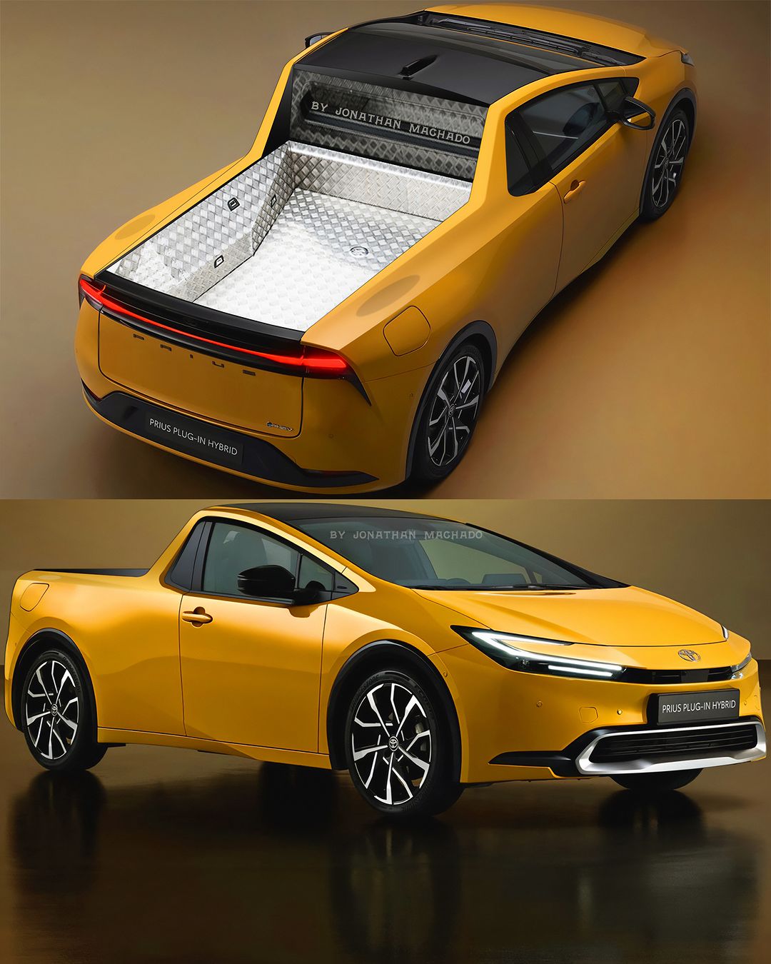 Slammed 2023 Toyota Prius With Carbon Widebody and Air Suspension Is a ...