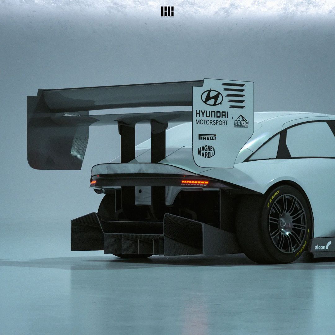 Hyundai Ioniq 6 Electric Race Car for Pikes Peak Gets a Digital Head Start