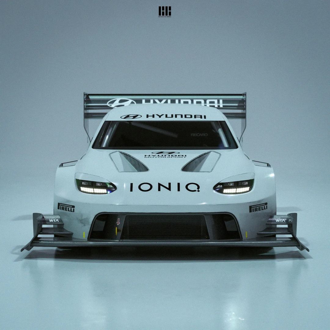 Hyundai Ioniq 6 Electric Race Car for Pikes Peak Gets a Digital Head Start