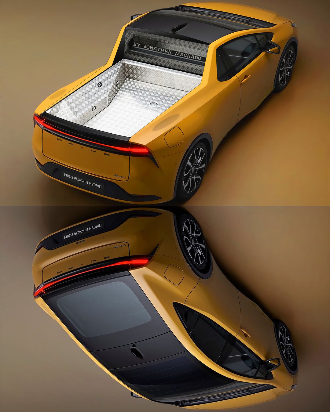 Slammed 2023 Toyota Prius With Carbon Widebody and Air Suspension Is a ...