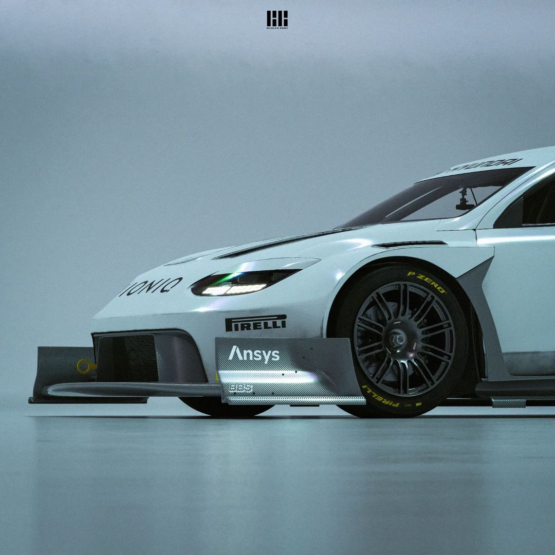 Hyundai Ioniq 6 Electric Race Car for Pikes Peak Gets a Digital Head Start