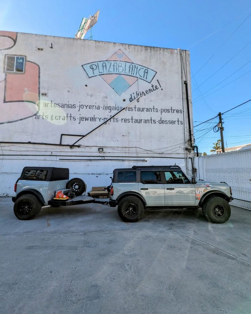 Ford Bronco's Matching Trailer Is the Rear Half of a Bronco Pre ...
