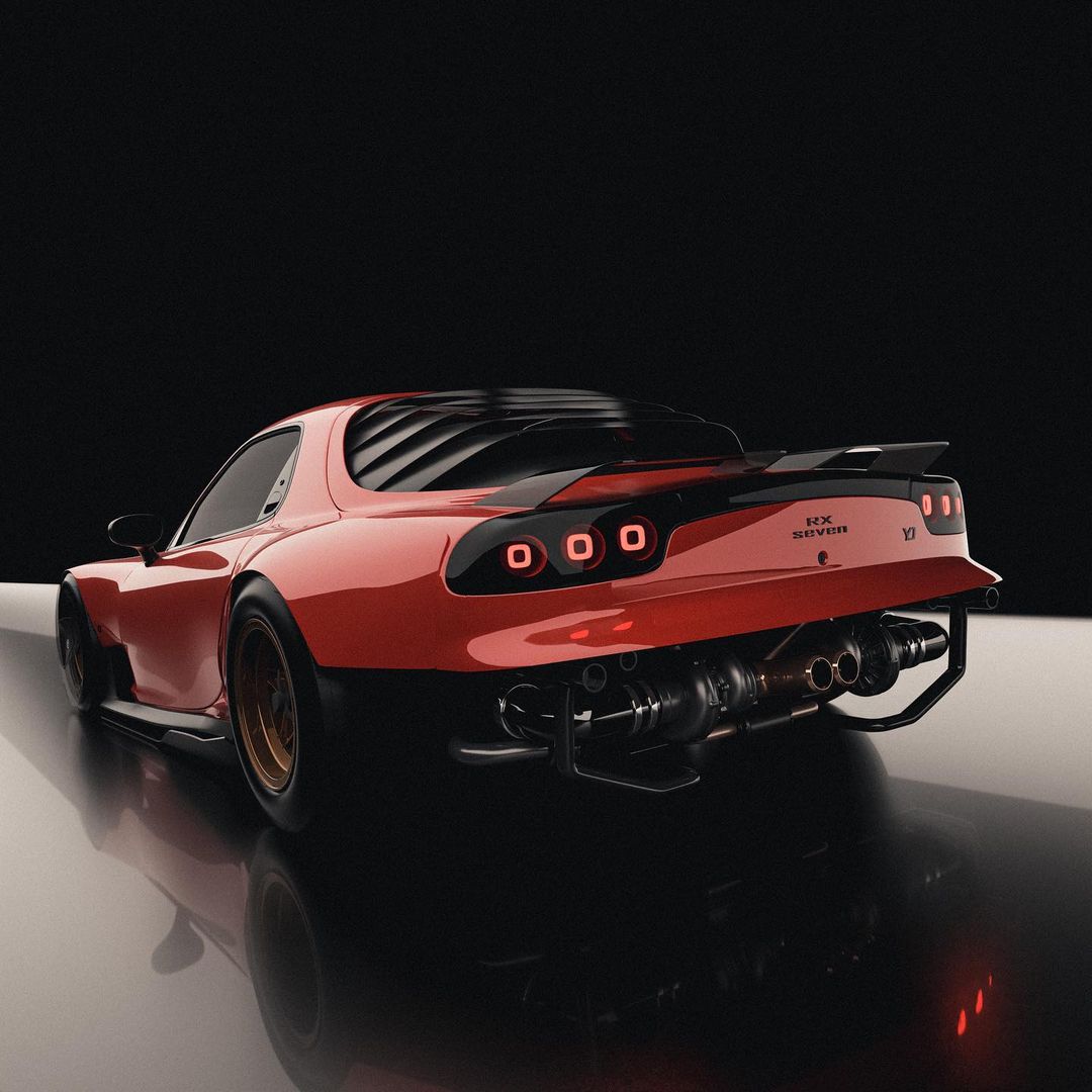 Mid-Engined RX-7 Is the Supercar Mazda Never Built, Looks Like a Miura ...