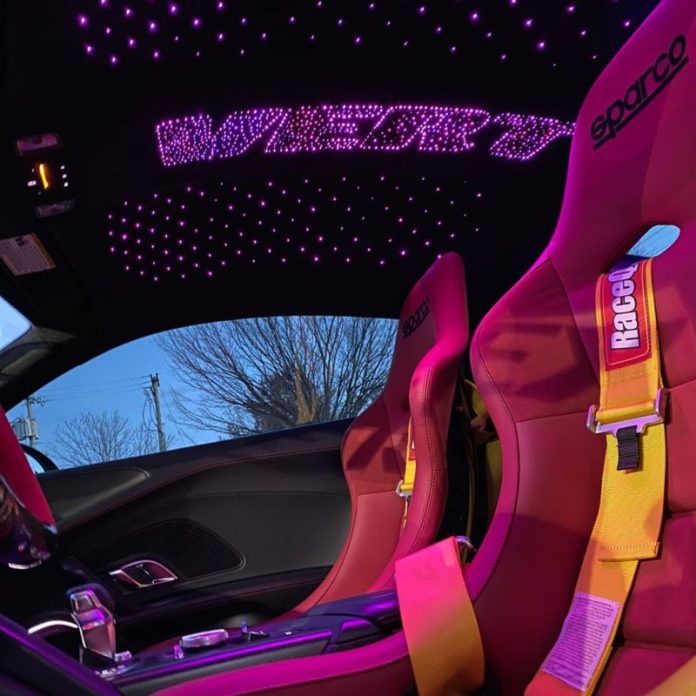 Rapper Lil Uzi Vert Has a Crazy Audi R8 With Chrome Anime Wrap
