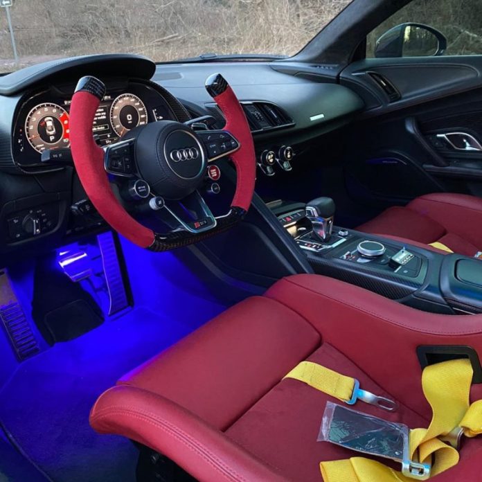 Rapper Lil Uzi Vert Has a Crazy Audi R8 With Chrome Anime Wrap