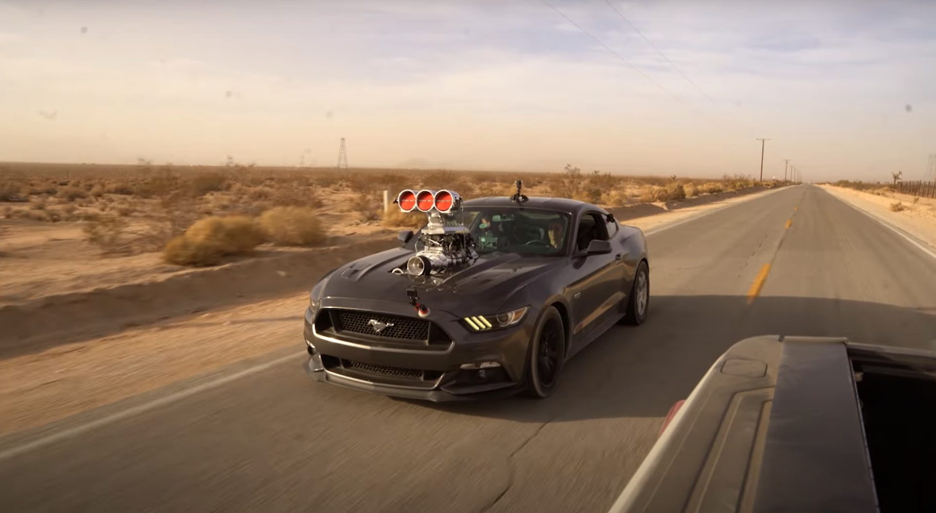 Supercharged Big Block Ford Mustang S550 Is Emelia Hartford's Rebuilt ...