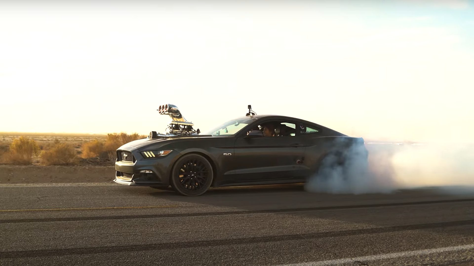 Supercharged Big Block Ford Mustang S550 Is Emelia Hartford's Rebuilt ...