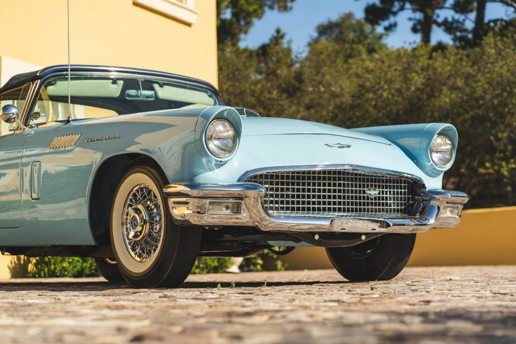 This 1957 Ford Thunderbird F-Code With Factory Supercharger Is a Rare ...