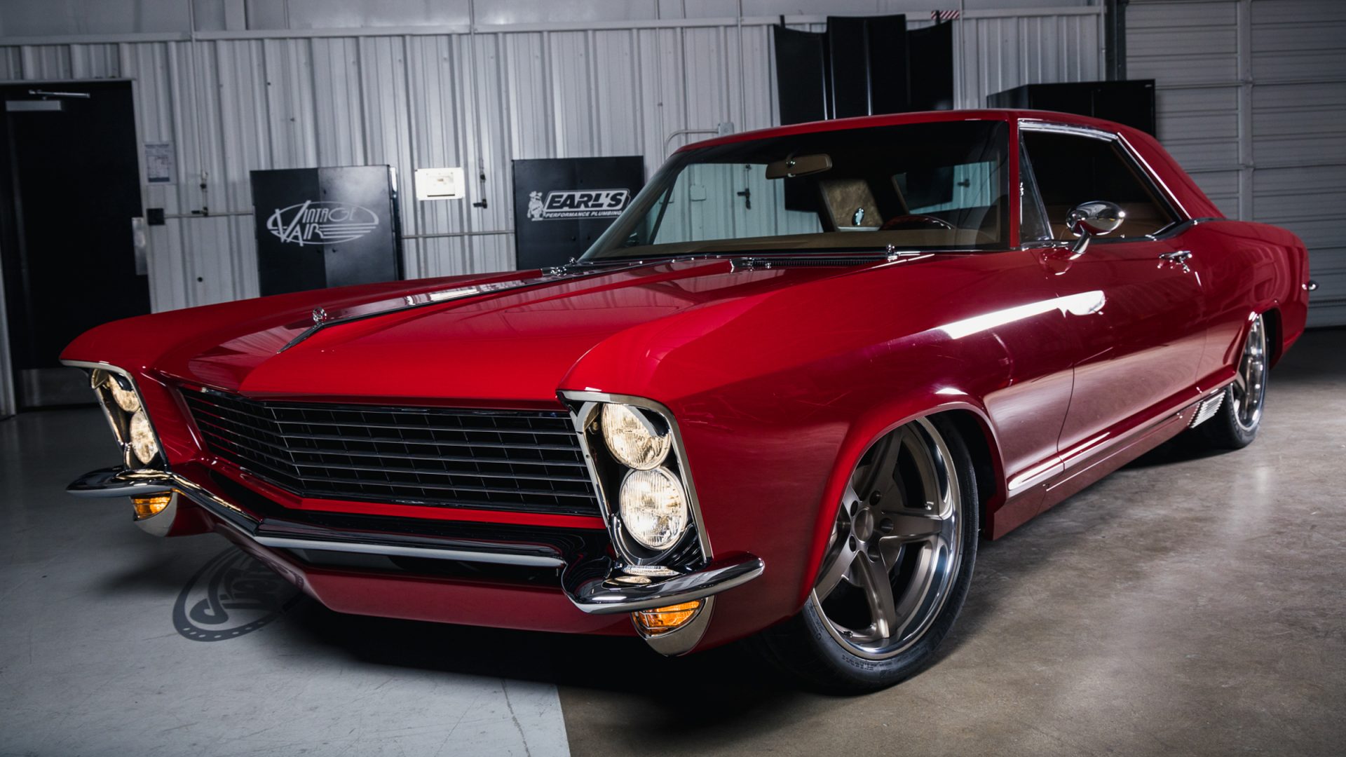 Detroit Speed 1965 Buick Riviera Is Painted Ferrari Red, Packs LSX ...