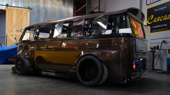 Widebody VW Bus and Pickup With RWB Look Built for SEMA 2022
