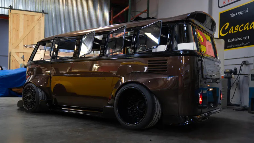 Widebody VW Bus and Pickup With RWB Look Built for SEMA 2022