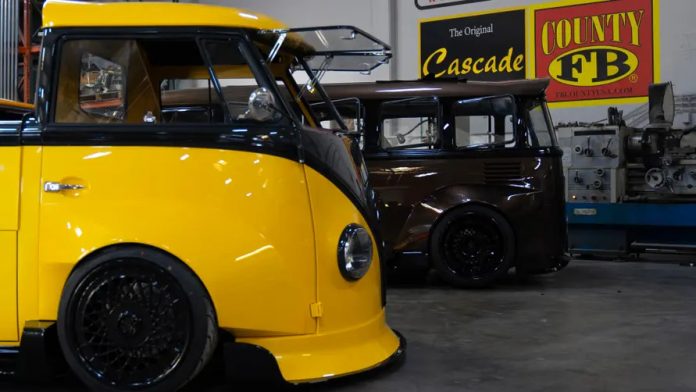 Widebody VW Bus and Pickup With RWB Look Built for SEMA 2022