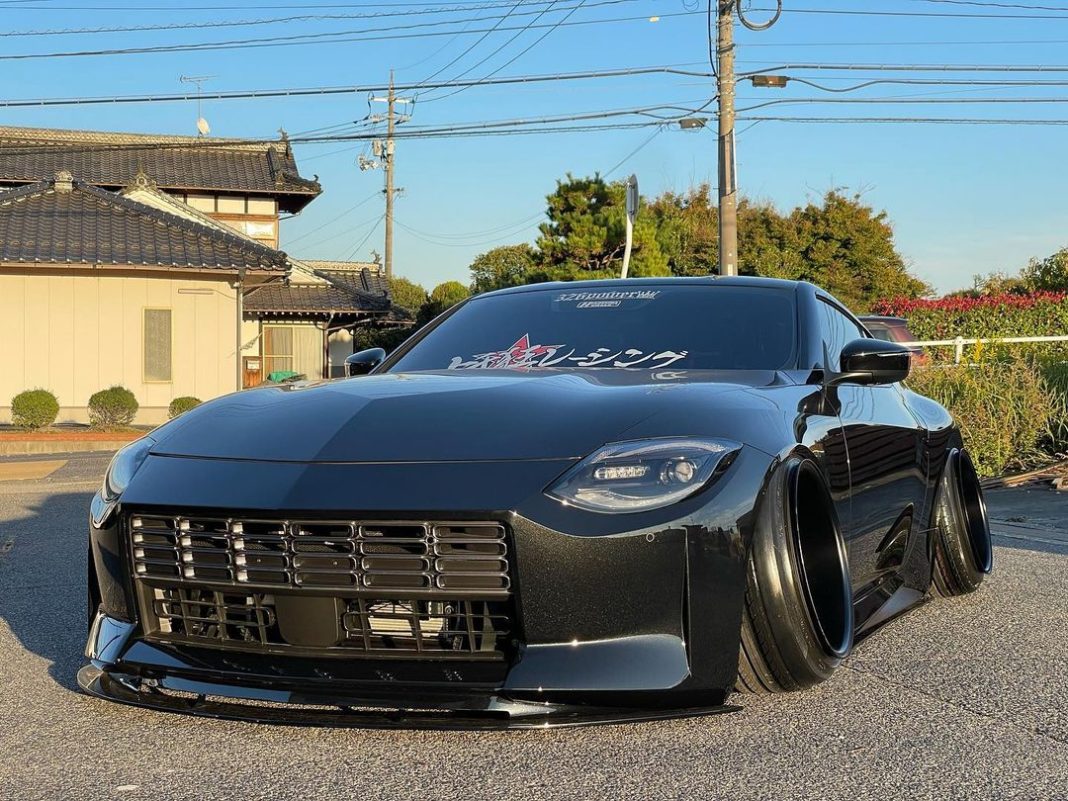 2023 Nissan Z Lowrider CGI Joins Real Slammed Z by 326 Power for ...