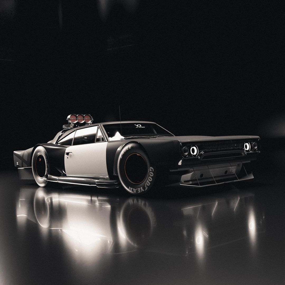 Rear-Engined Plymouth Road Runner Digitally Revives Rapid Transit System for 2023