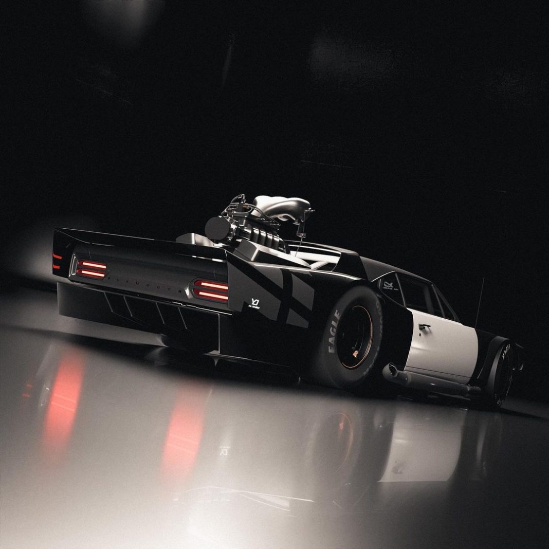 Rear-Engined Plymouth Road Runner Digitally Revives Rapid Transit System for 2023