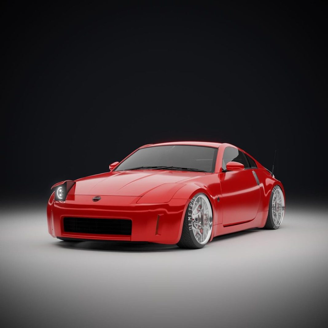 Nissan 350Z Pop-Up Headlights Digitally Revive the Retro Look