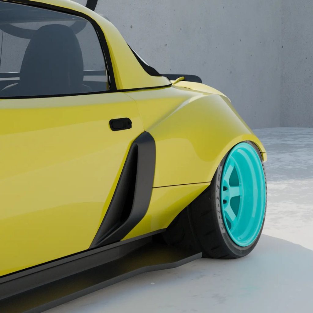 Mazda Miata GT3 Aero Kit Borrows Porsche 911 Digital Downforce for Sad Look