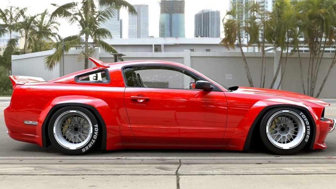Pandem S197 Mustang Widebody Kit Is a Mad Max Tribute, Roof Spoiler ...