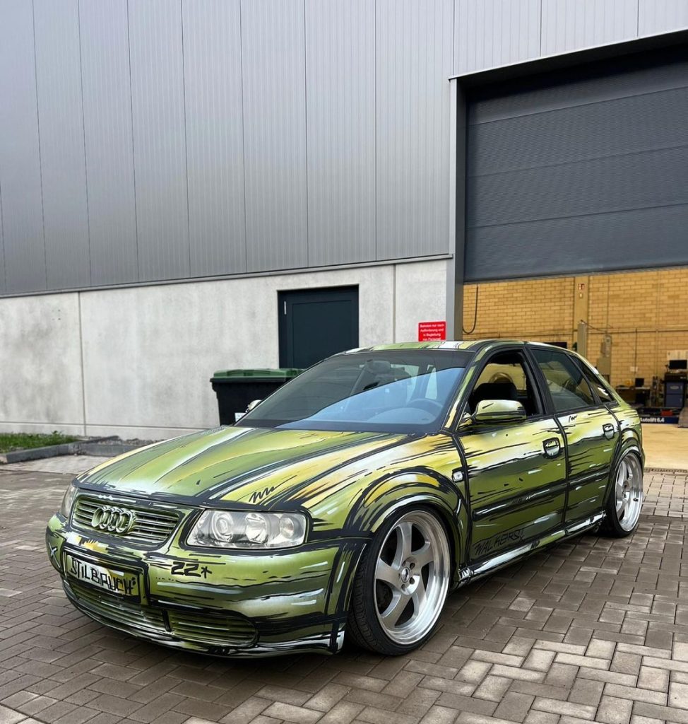 Audi A3 "CARtoon" Art Car Owes Its Initial D Look to This German Master