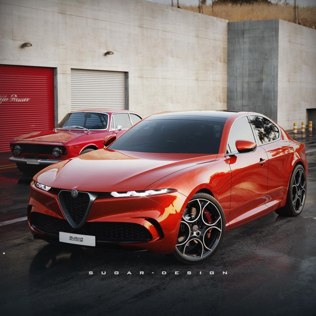 Alfa Romeo Giulia EV Next-Gen Fastback Sedan Shares STLA Large Platform ...