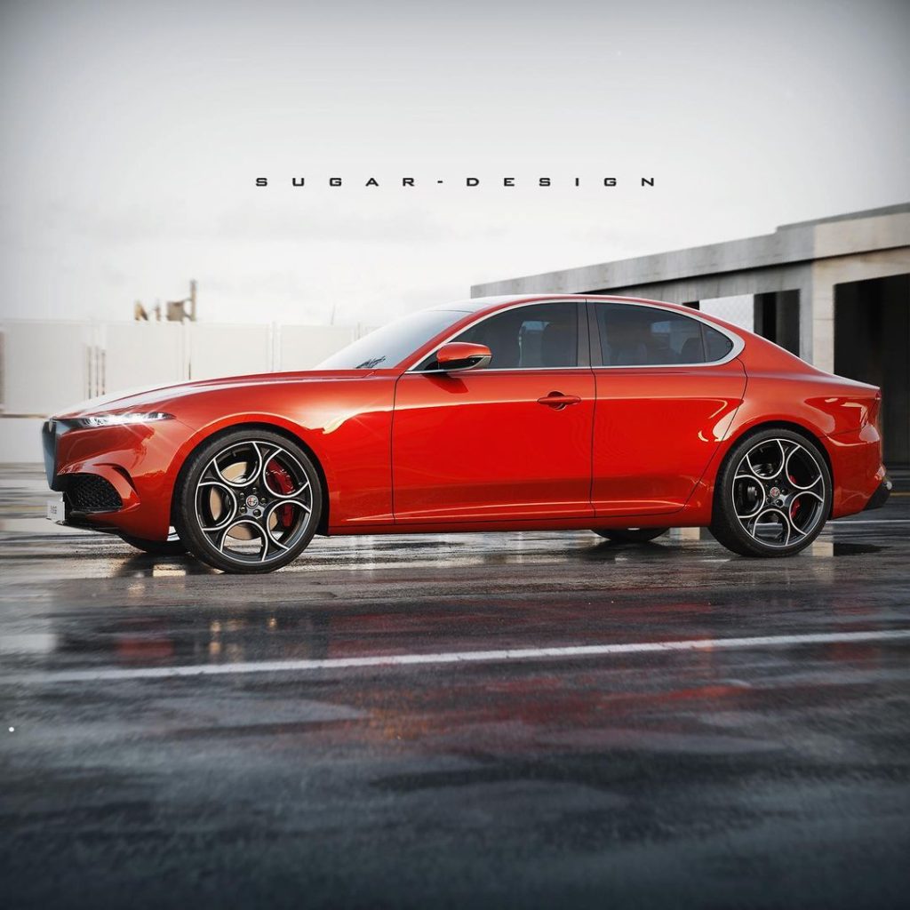 Alfa Romeo Giulia EV Next-Gen Fastback Sedan Shares STLA Large Platform ...