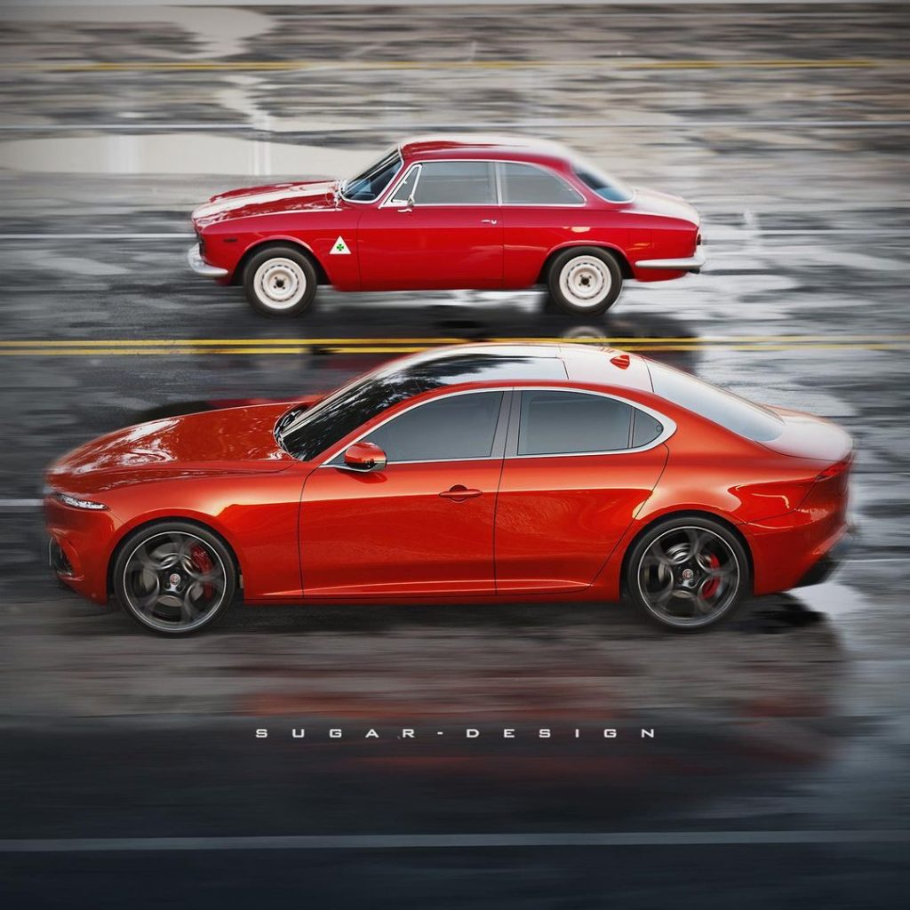 Alfa Romeo Giulia EV Next-Gen Fastback Sedan Shares STLA Large Platform ...