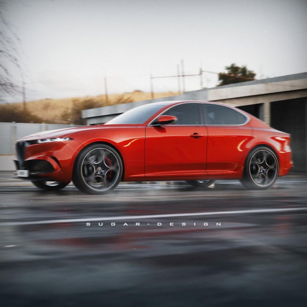 Alfa Romeo Giulia EV Next-Gen Fastback Sedan Shares STLA Large Platform ...