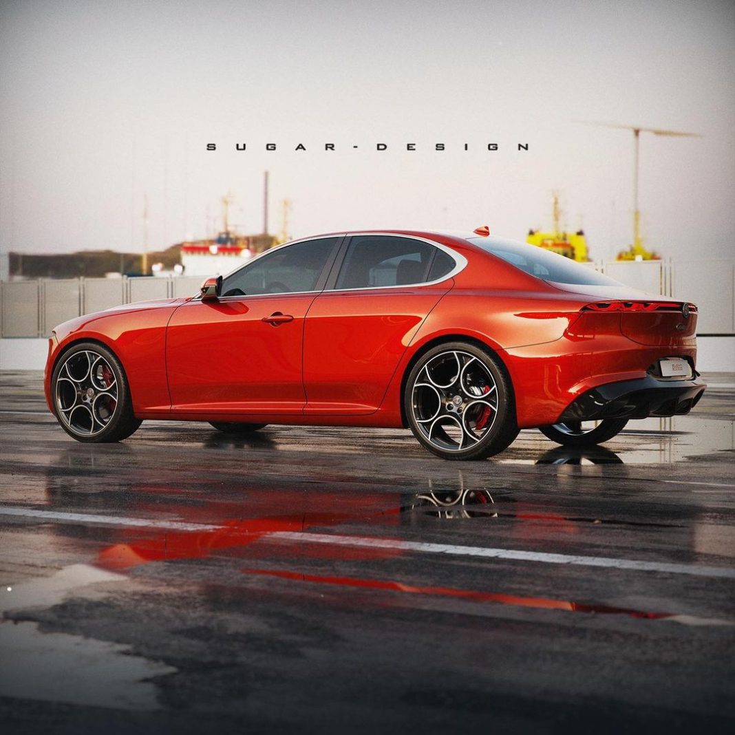 Alfa Romeo Giulia EV Next-Gen Fastback Sedan Shares STLA Large Platform ...