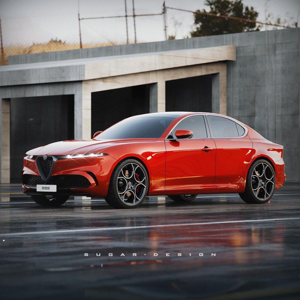 Alfa Romeo Giulia EV Next-Gen Fastback Sedan Shares STLA Large Platform ...