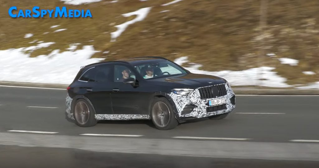 2024 Mercedes-AMG GLC63 and GLC43 Get Pushed Hard in Performance Towing ...