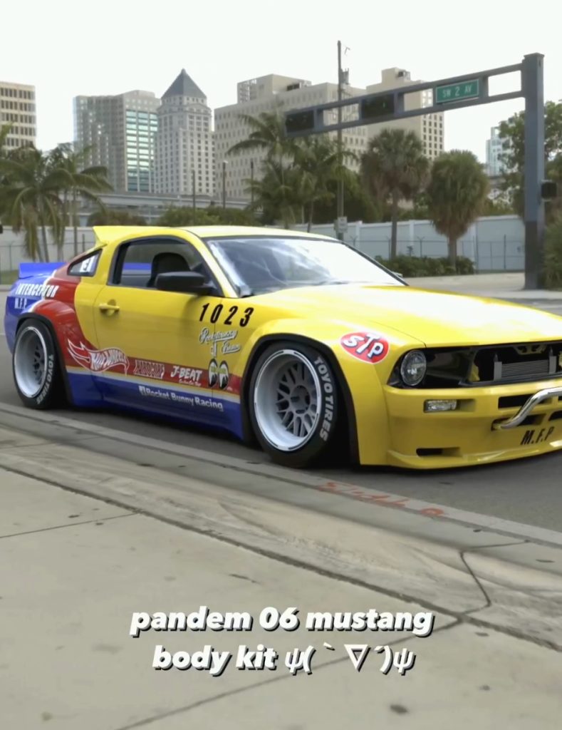 Pandem S197 Mustang Widebody Kit Is a Mad Max Tribute, Roof Spoiler ...