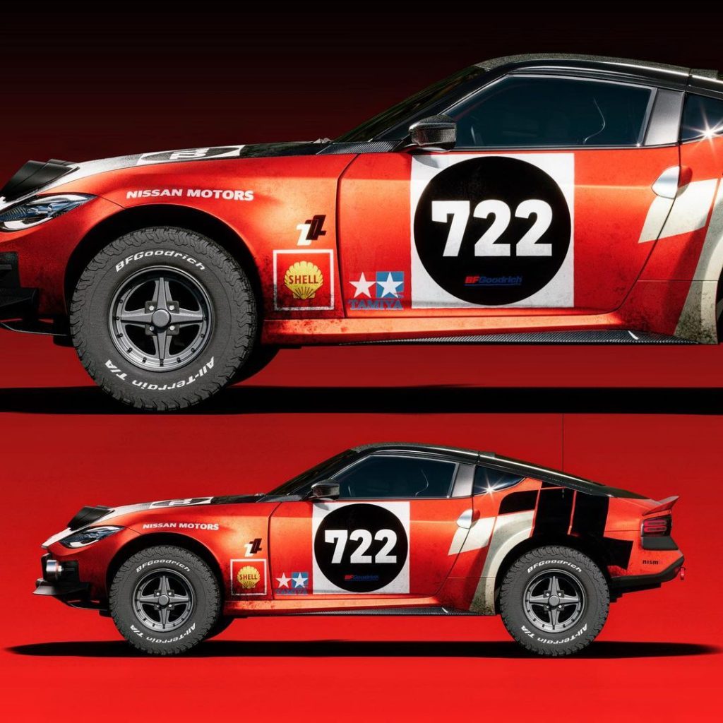 Lifted Nissan 400Z Rally Car Is a Budget Alternative to 911 Dakar and ...
